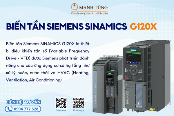Giới Thiệu Biến Tần Siemens SINAMICS G120X - Công Ty TNHH TM DV Thiết ...