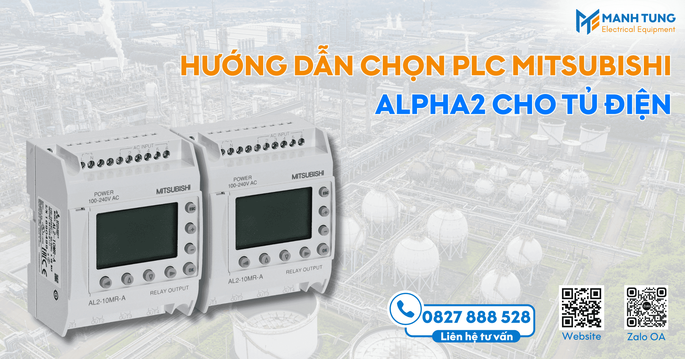Hướng dẫn chọn PLC Mitsubishi ALPHA2 cho tủ điện - Công Ty TNHH TM DV ...