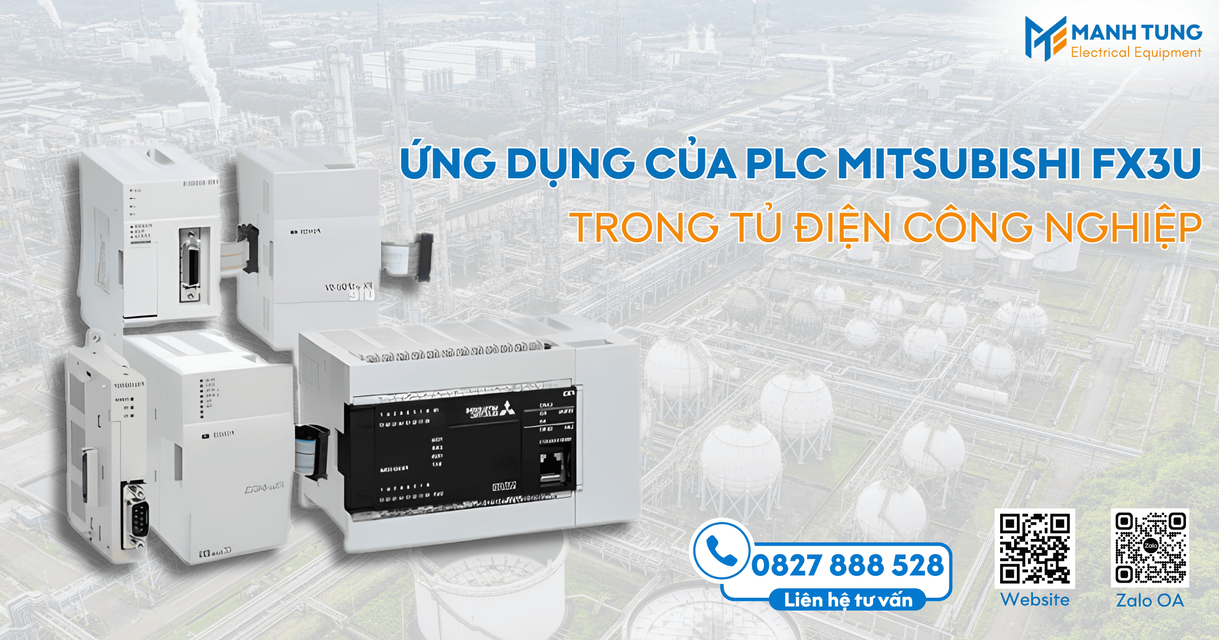 Ứng dụng của PLC Mitsubishi FX3U trong tủ điện công nghiệp - Công Ty ...